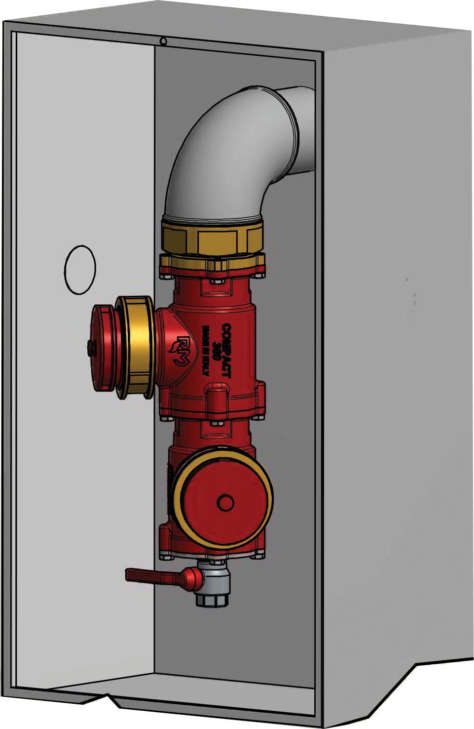 Dry Riser Inlet · R.M. Manfredi